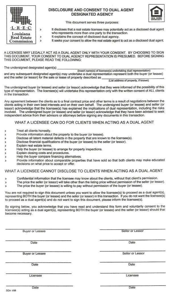 Disclosure Forms - Guidry and Company Real Estate