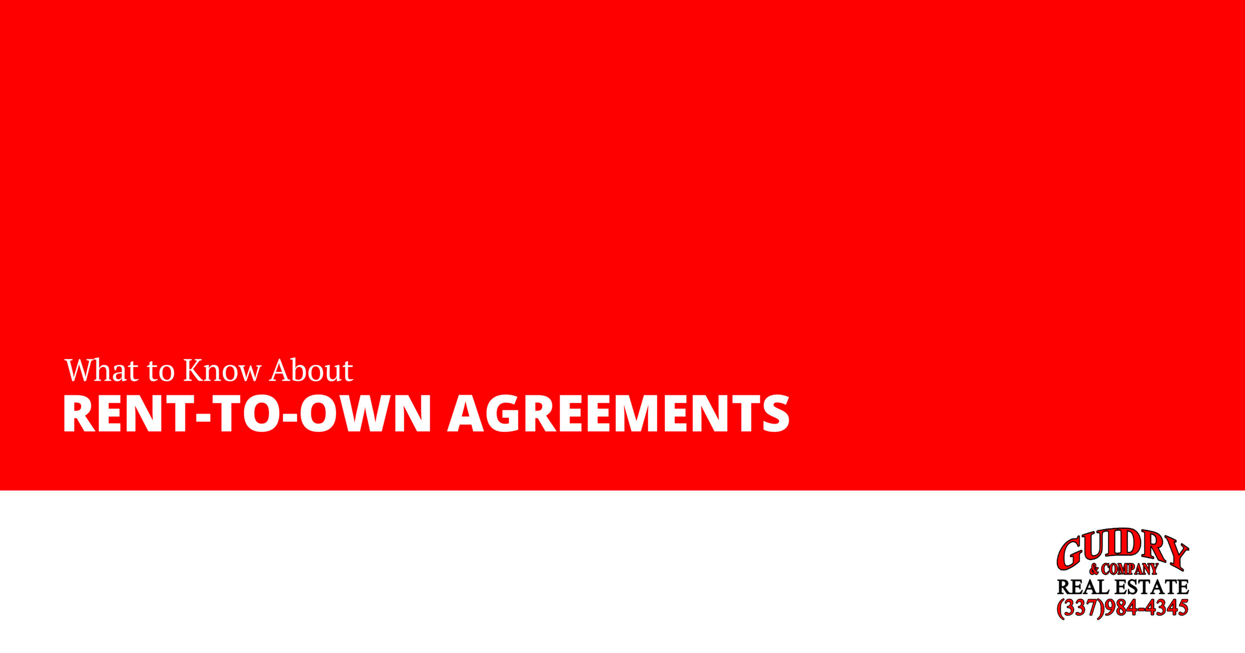 What To Know About Rent-To-Own Agreements